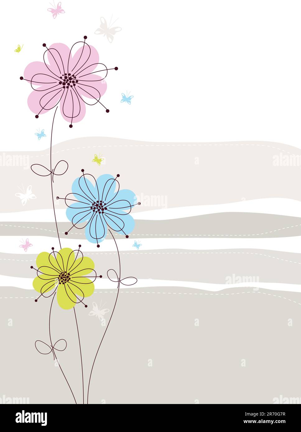 Light Floral Background vector illustration Stock Vector Image & Art ...