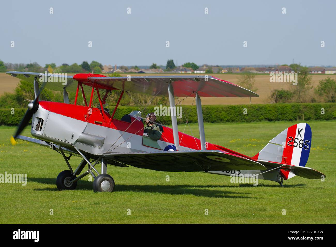 Shuttleworth Collection, de Havilland DH 82 Tiger Moth K-2585 G-ANKT ...