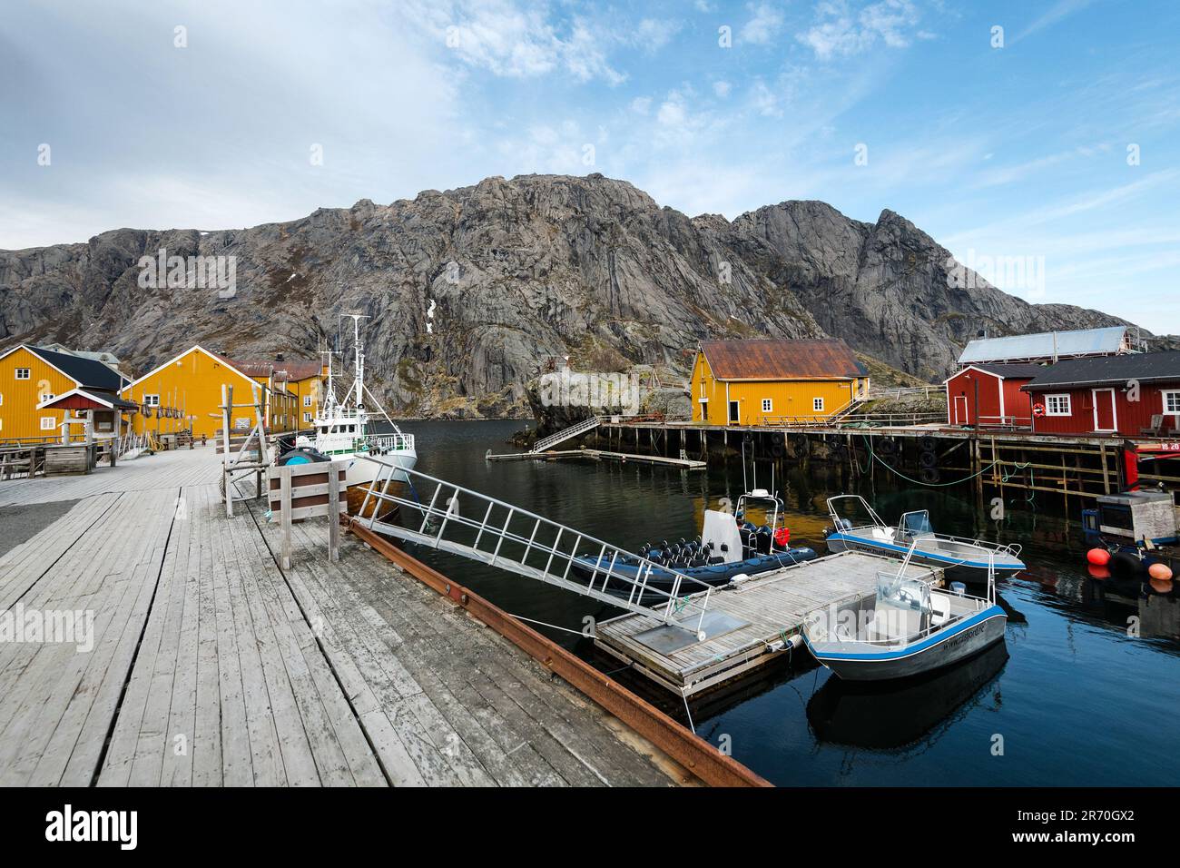 village Nusfjord, Lofoten Norway Stock Photo - Alamy