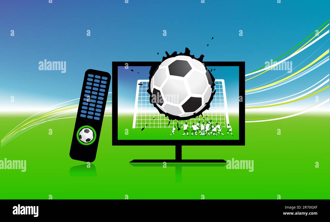 Football match Stock Vector Images - Alamy