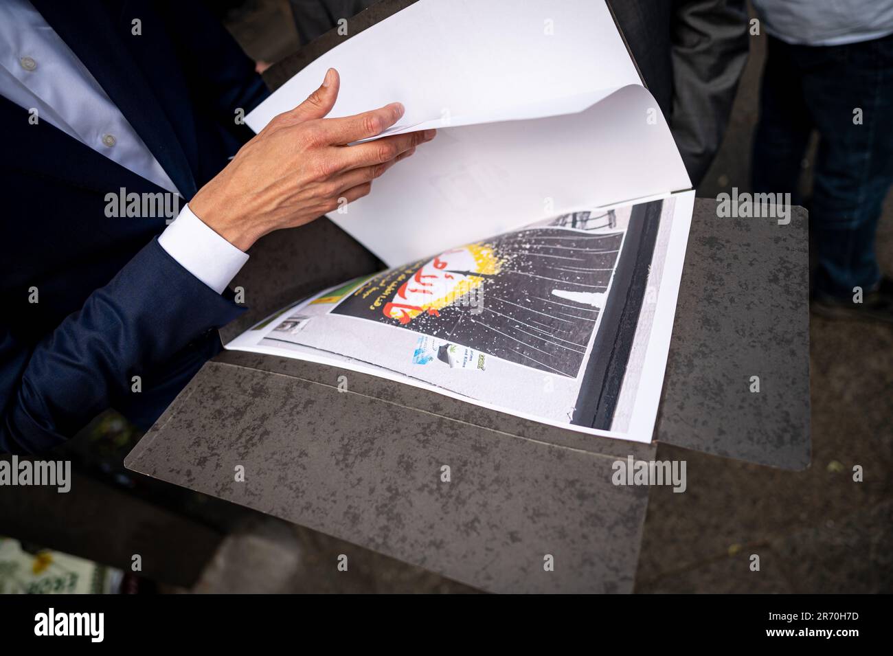 Berlin, Germany. 12th June, 2023. Martin Hikel (SPD), district mayor of ...