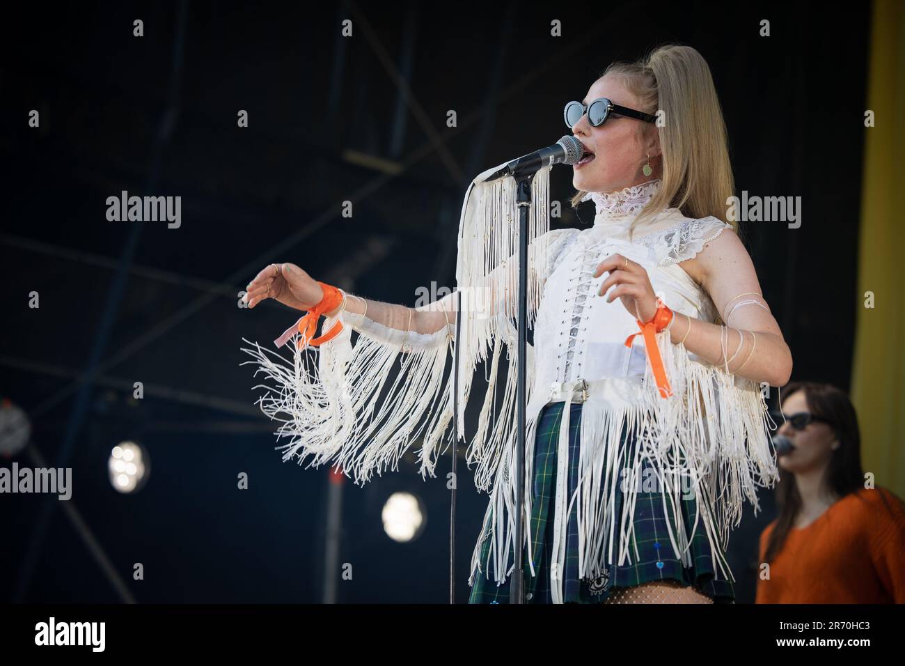 Oslo, Norway. 09th, June 2023. The Norwegian band Fieh performs a live concert during the ...