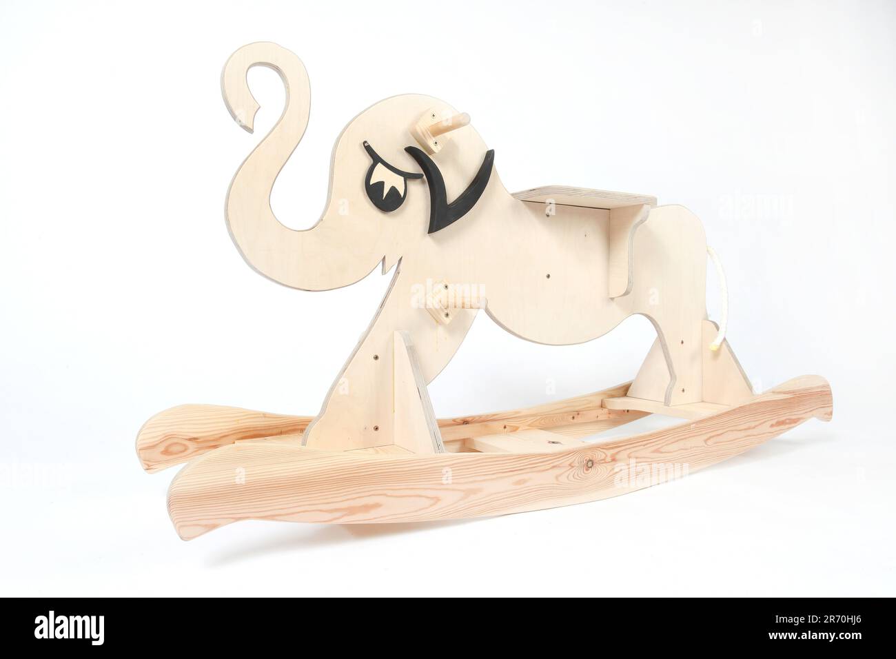 A wooden rocking elephant toy Stock Photo - Alamy