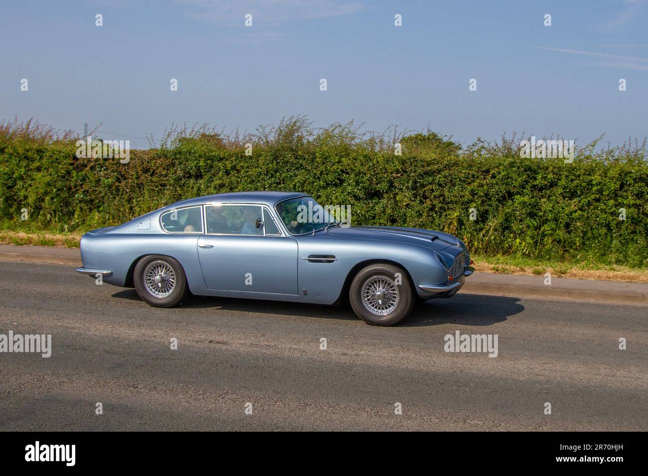 1969 60s sixties Blue Grey British Aston Martin DB6 Coupe; Classic ...