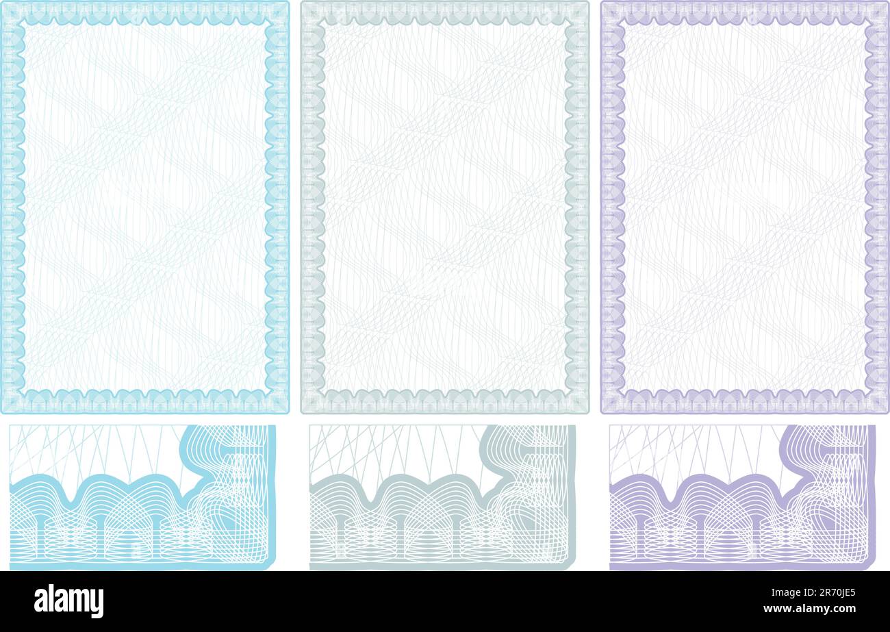 Certificate background - vector Stock Vector Image & Art - Alamy