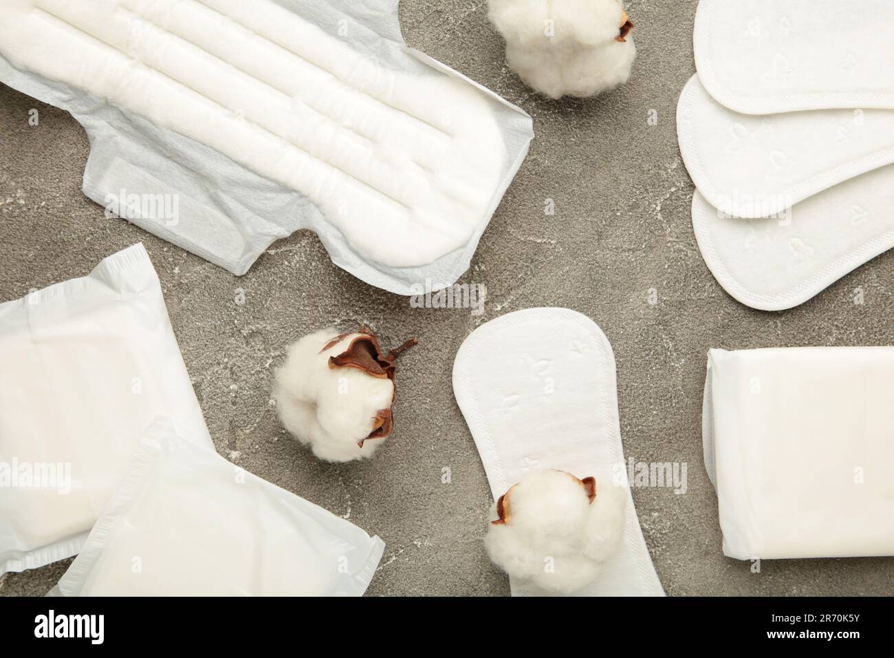 Women sanitary pads and tampon period hi-res stock photography and ...