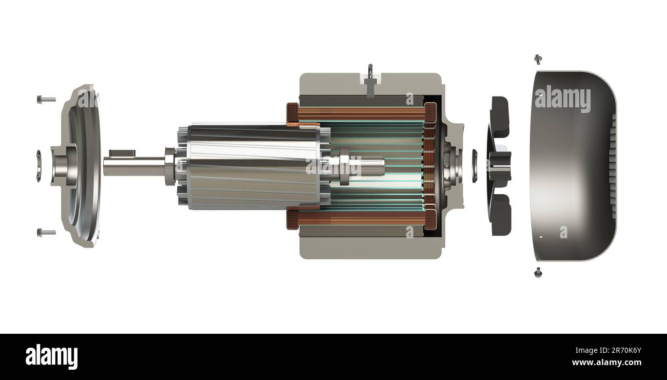 Section industrial electric motor hi-res stock photography and images ...