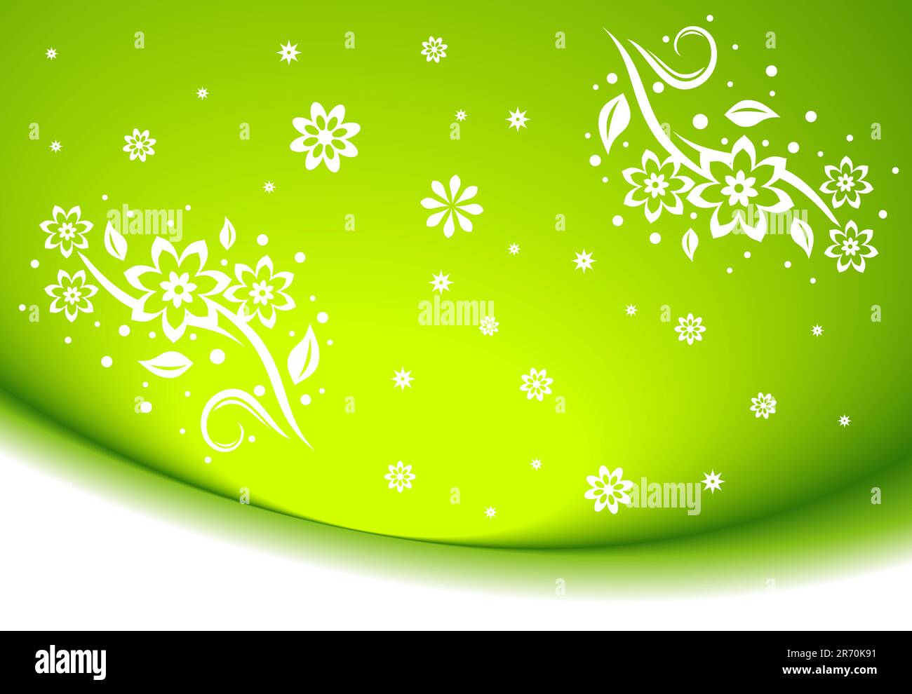 Clean background with plant Stock Vector Images - Alamy