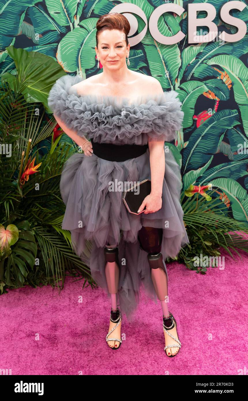 Katy Sullivan attends 76th Annual Tony Awards at United Palace Theatre ...