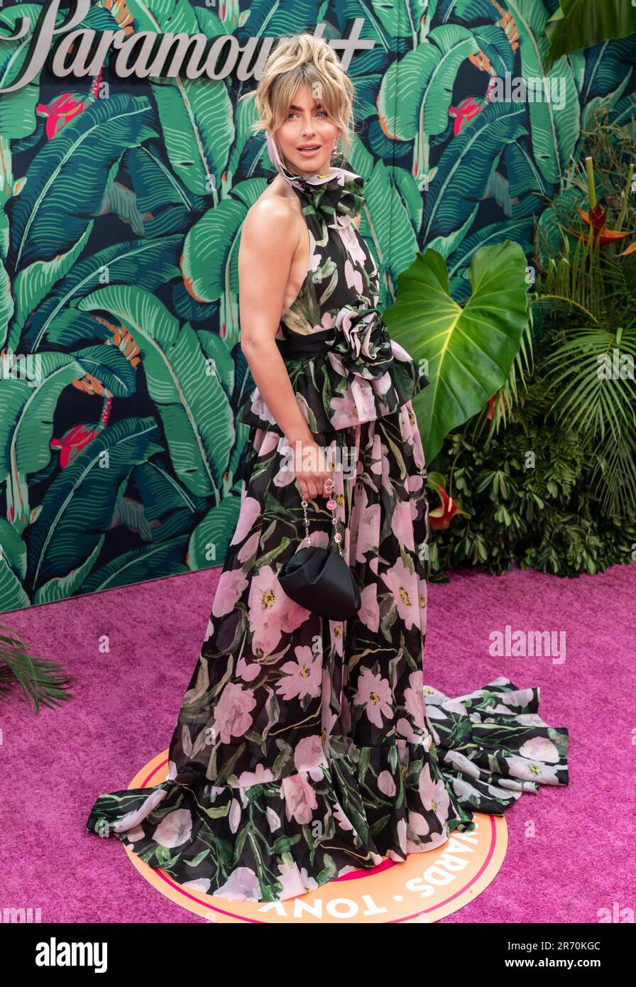 Julianne Hough attends 76th Annual Tony Awards at United Palace Theatre ...
