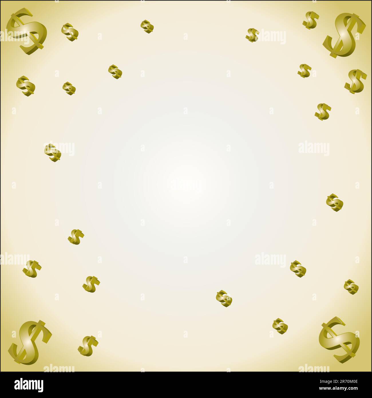 Deposit business background golden Stock Vector Images - Alamy