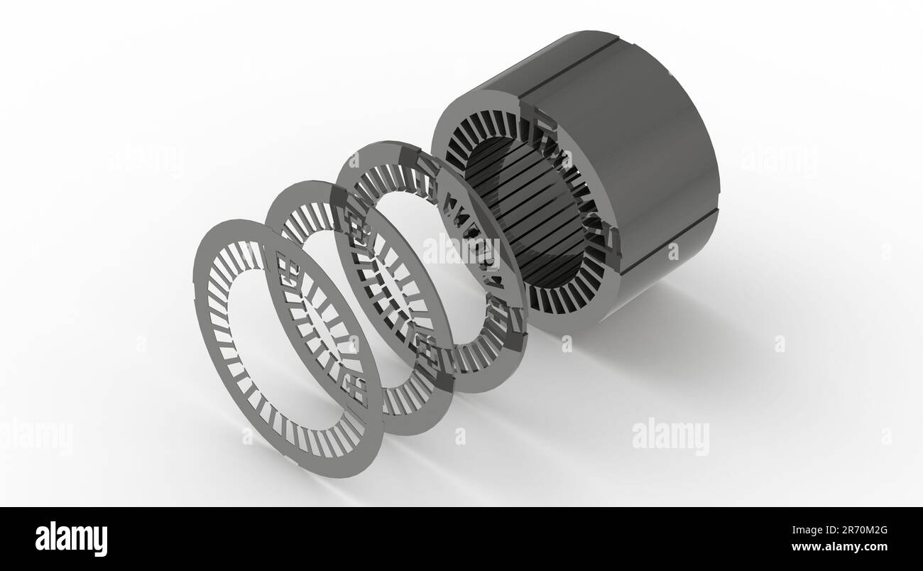 Stator for electric motor Stock Photo - Alamy