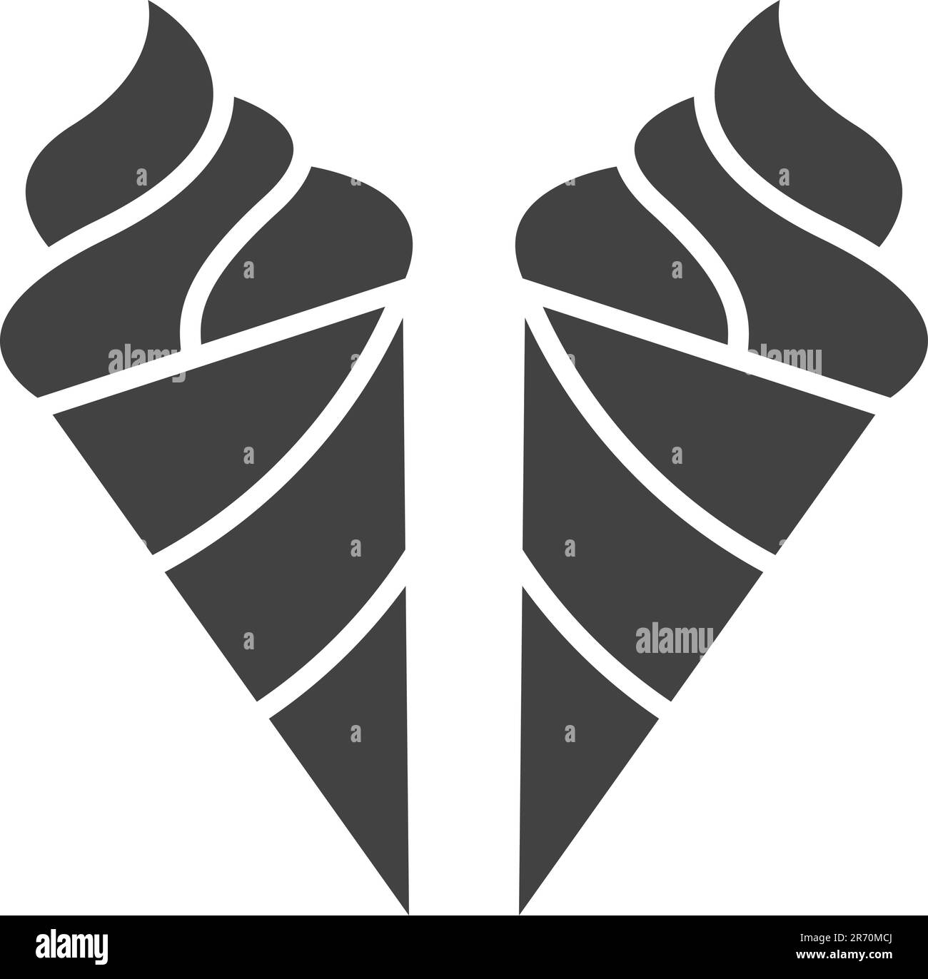 Ice Cream Cones icon vector image. Suitable for mobile application web ...