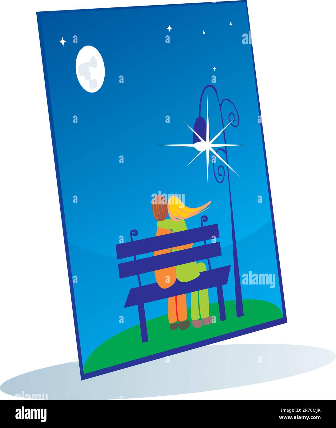 fully editable vector illustration of isolated photocard Stock Vector ...