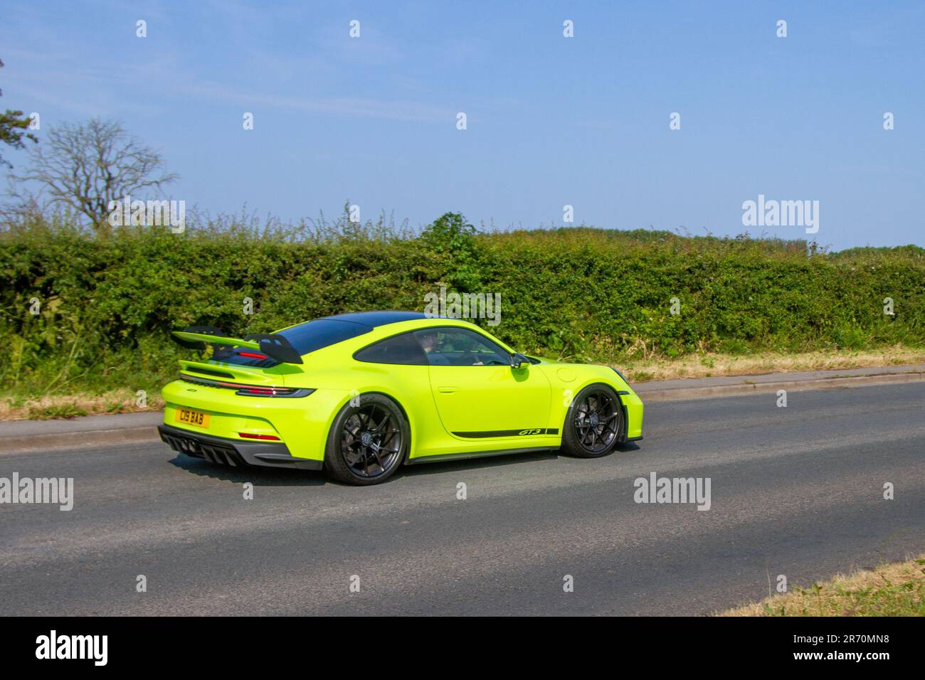 2023 Yellow Porsche 911 GT3 S-A 3996 cc; at the Classic & Performance ...