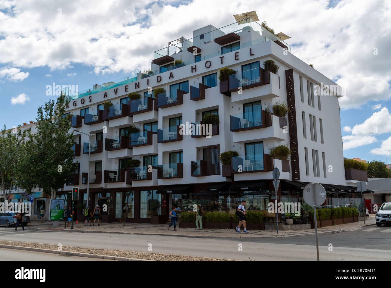 Lagos town centre, Portugal Stock Photo - Alamy