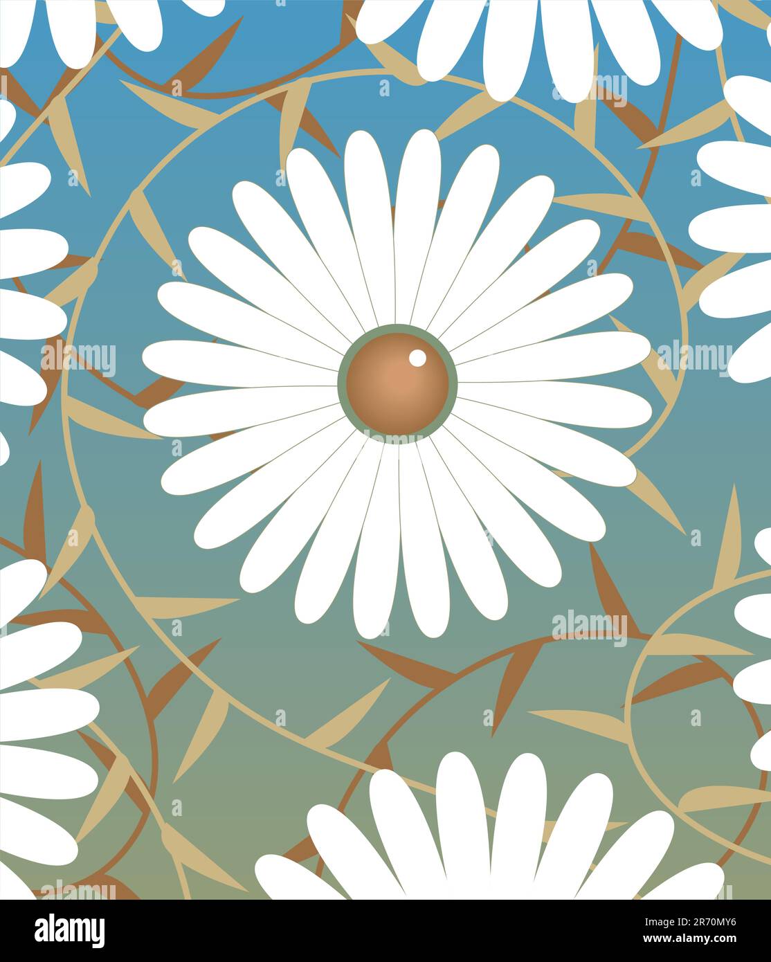 Editable vector illustration of a generic flower Stock Vector Image ...