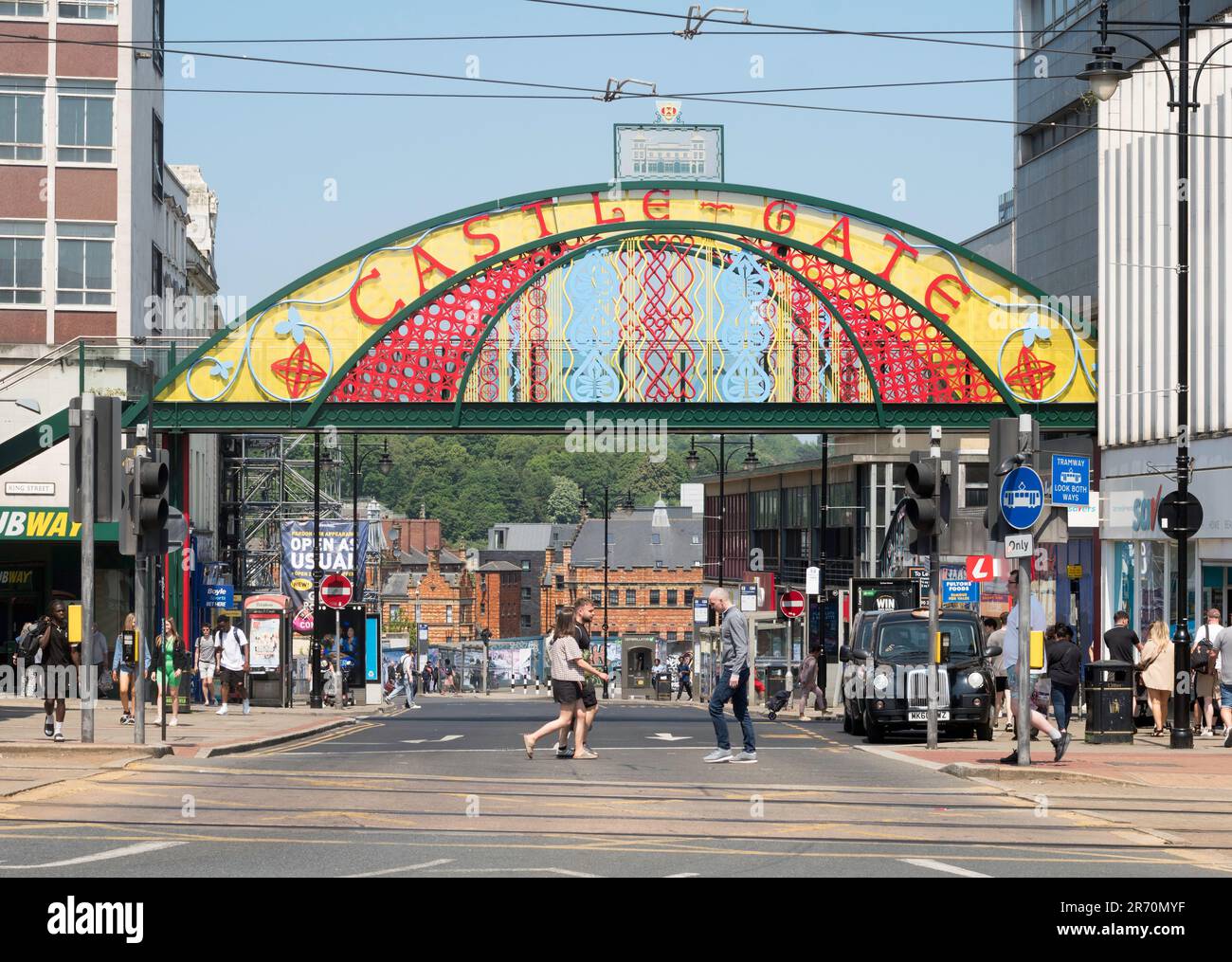 Castlegate arch hi-res stock photography and images - Alamy