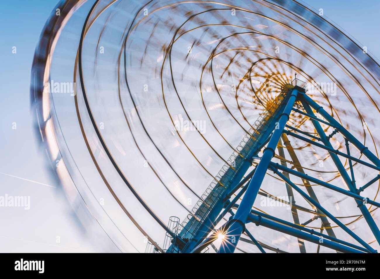 Amusement park ride construction bright hi-res stock photography and ...
