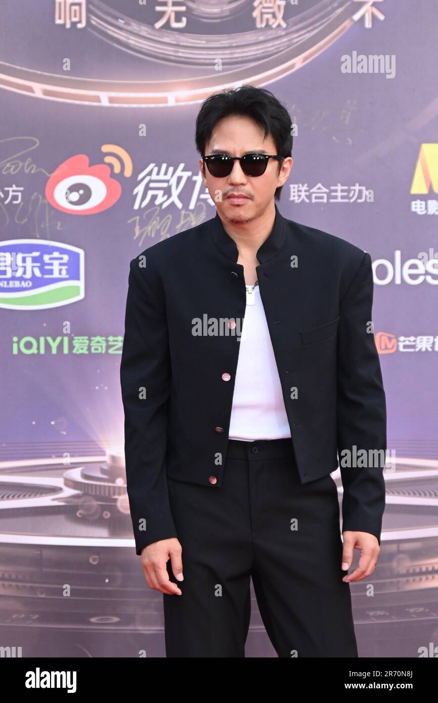 Chinese actor Deng chao attends the 2023 Weibo Movie Night in Kunshan City, east China's Jiangsu ...