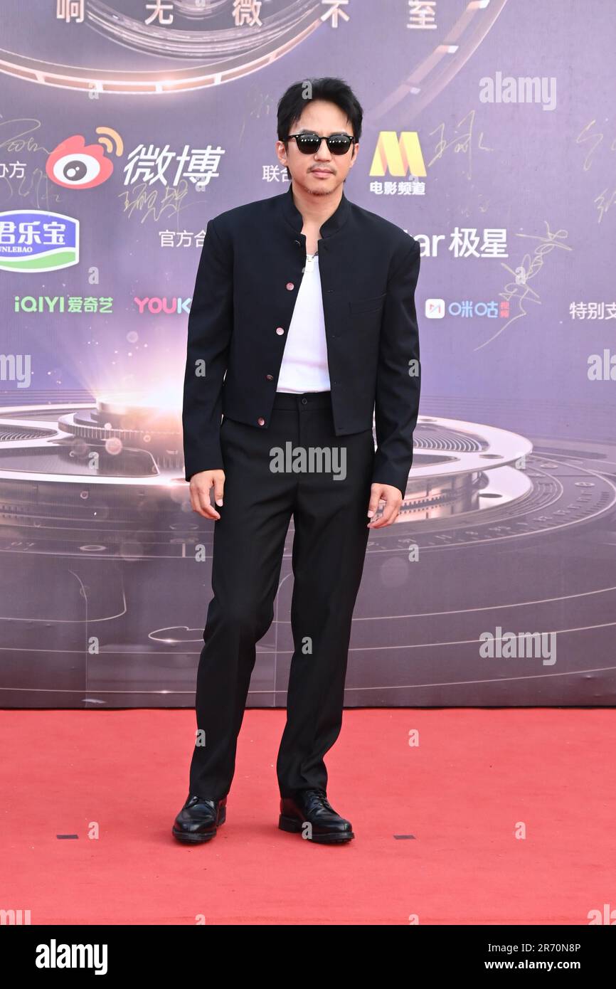 Chinese actor Deng chao attends the 2023 Weibo Movie Night in Kunshan ...