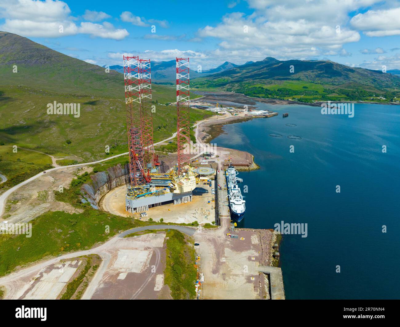 Kishorn yard dry dock hi-res stock photography and images - Alamy
