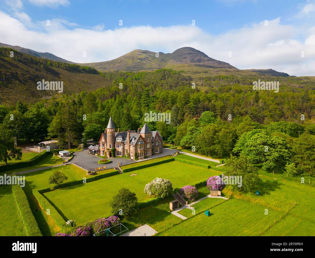 Aerial view of torridon hotel hi-res stock photography and images - Alamy