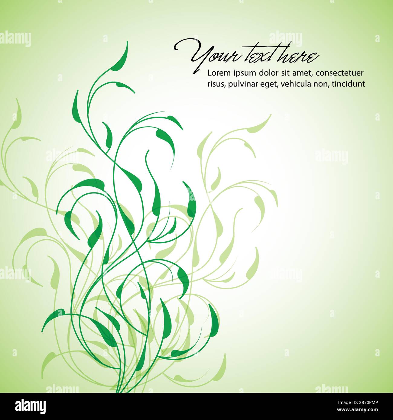 Clean Floral Vector Background Stock Vector Image & Art - Alamy