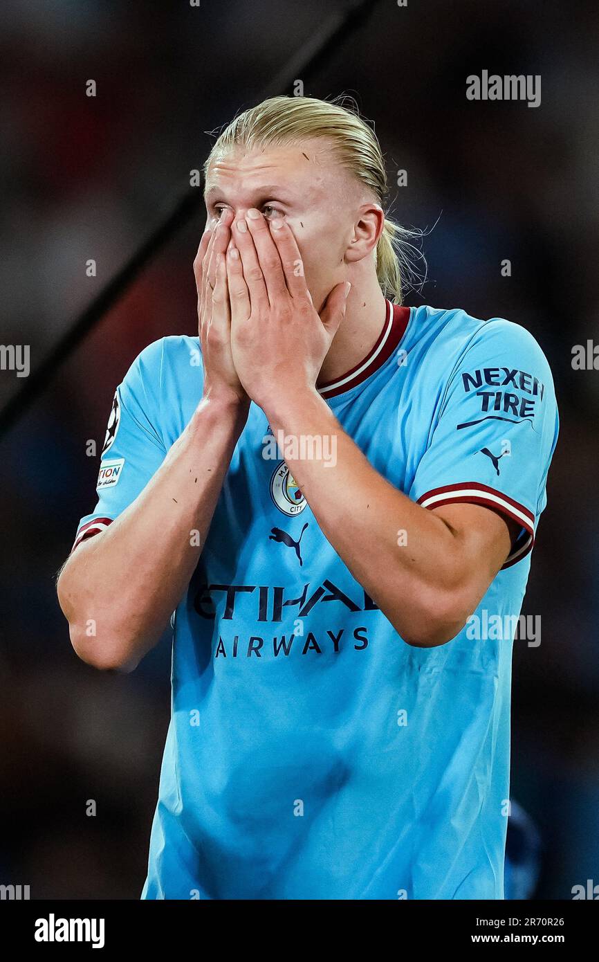 Istanbul, Turkey. 10th June, 2023. Erling Haaland of Manchester City ...