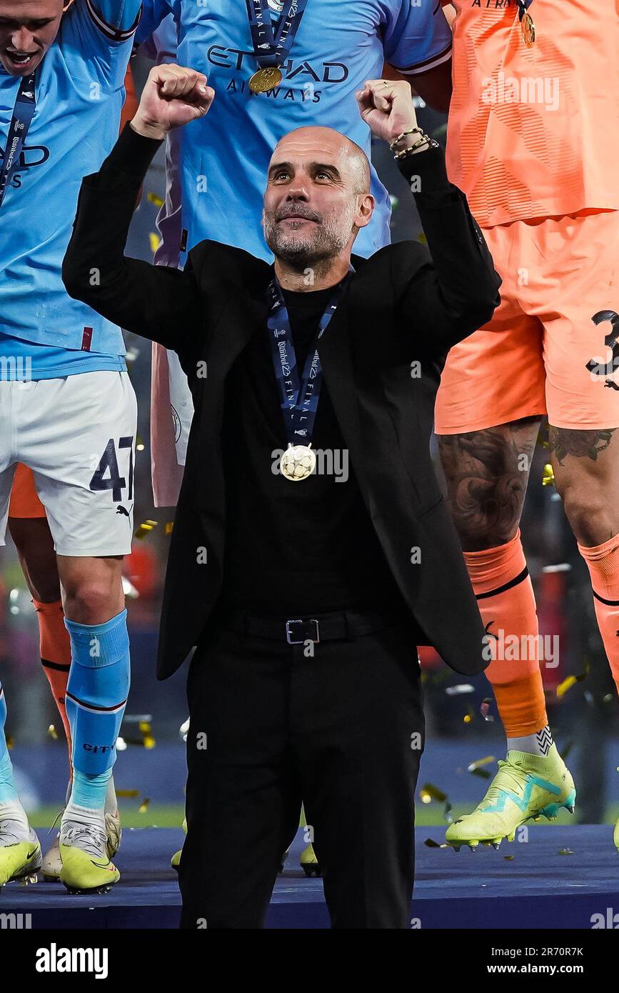Istanbul, Turkey. 10th June, 2023. Pep Guardiola manager of Manchester ...