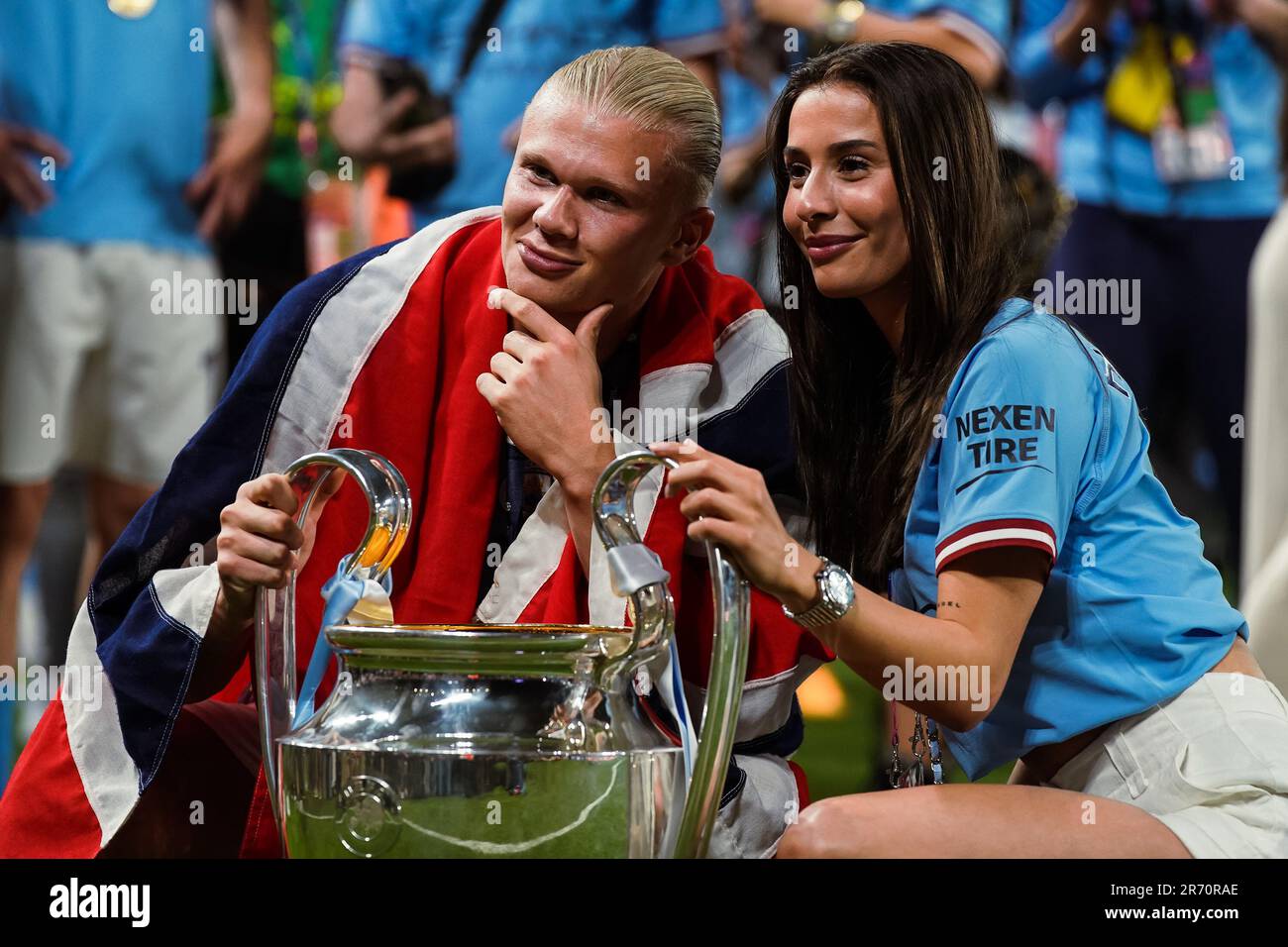 Istanbul, Turkey. 10th June, 2023. Erling Haaland of Manchester City ...