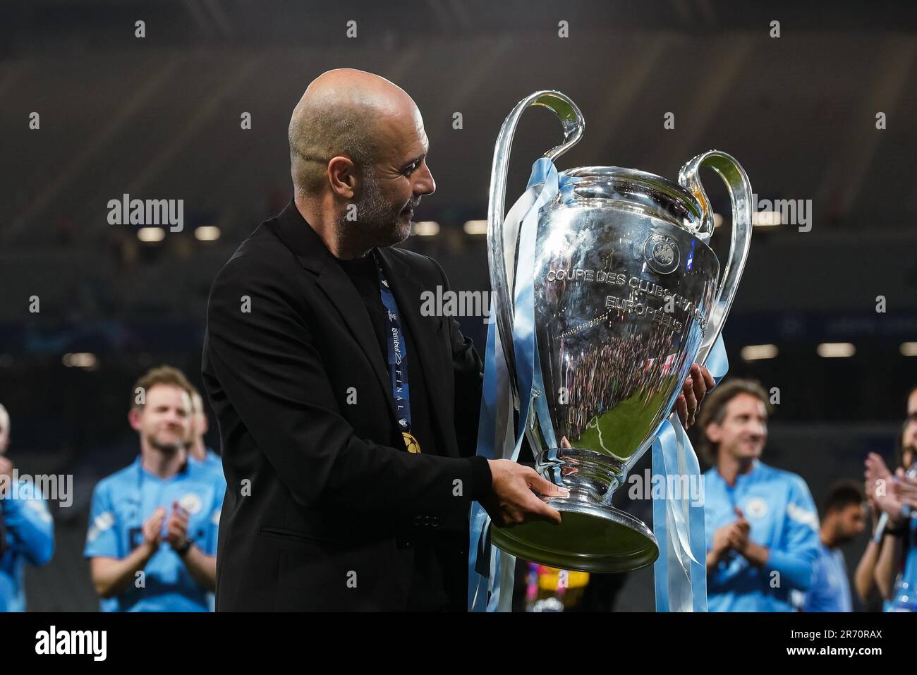 Istanbul, Turkey. 10th June, 2023. Pep Guardiola manager of Manchester ...