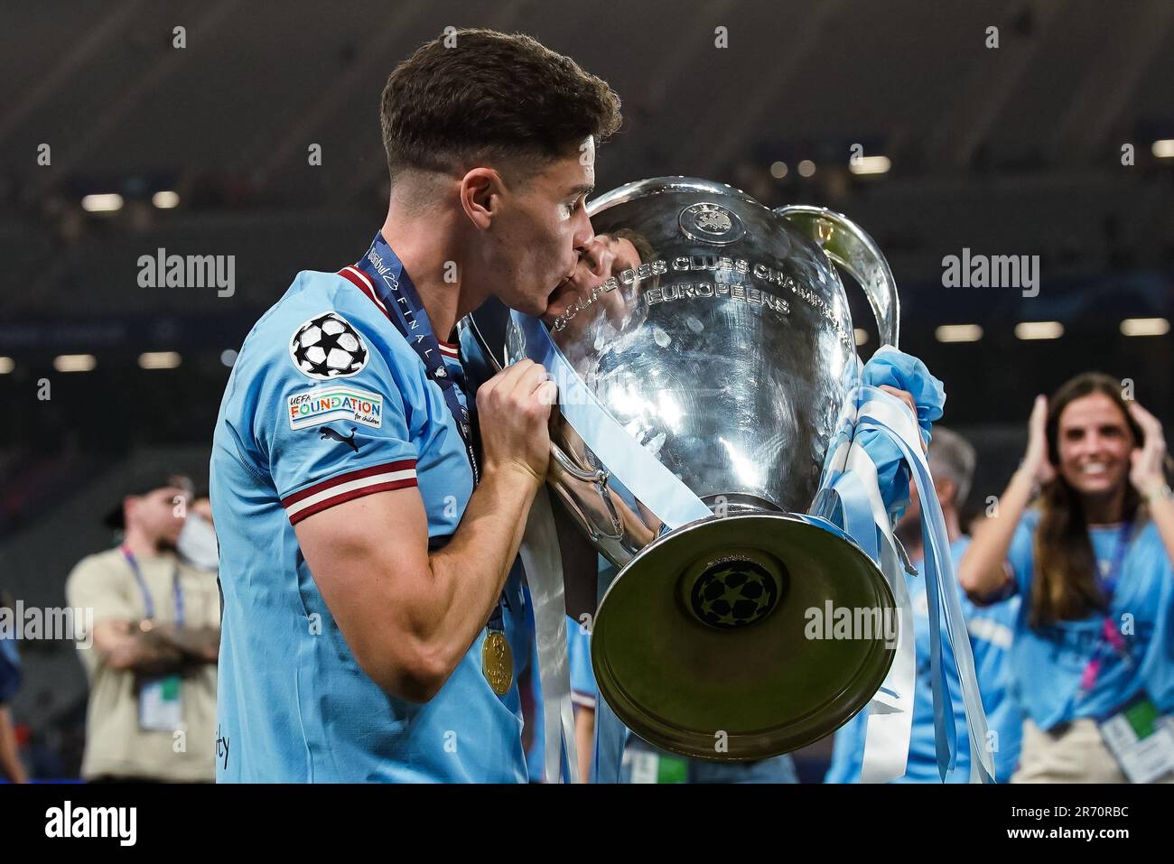 Istanbul, Turkey. 10th June, 2023. Julian Alvarez of Manchester City ...
