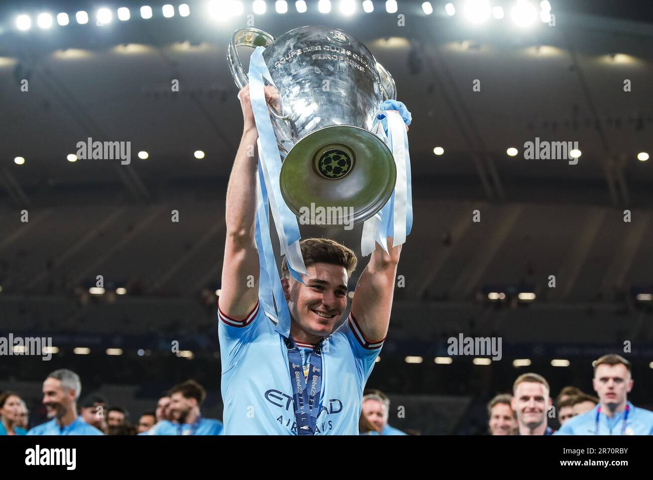 Istanbul, Turkey. 10th June, 2023. Julian Alvarez of Manchester City ...