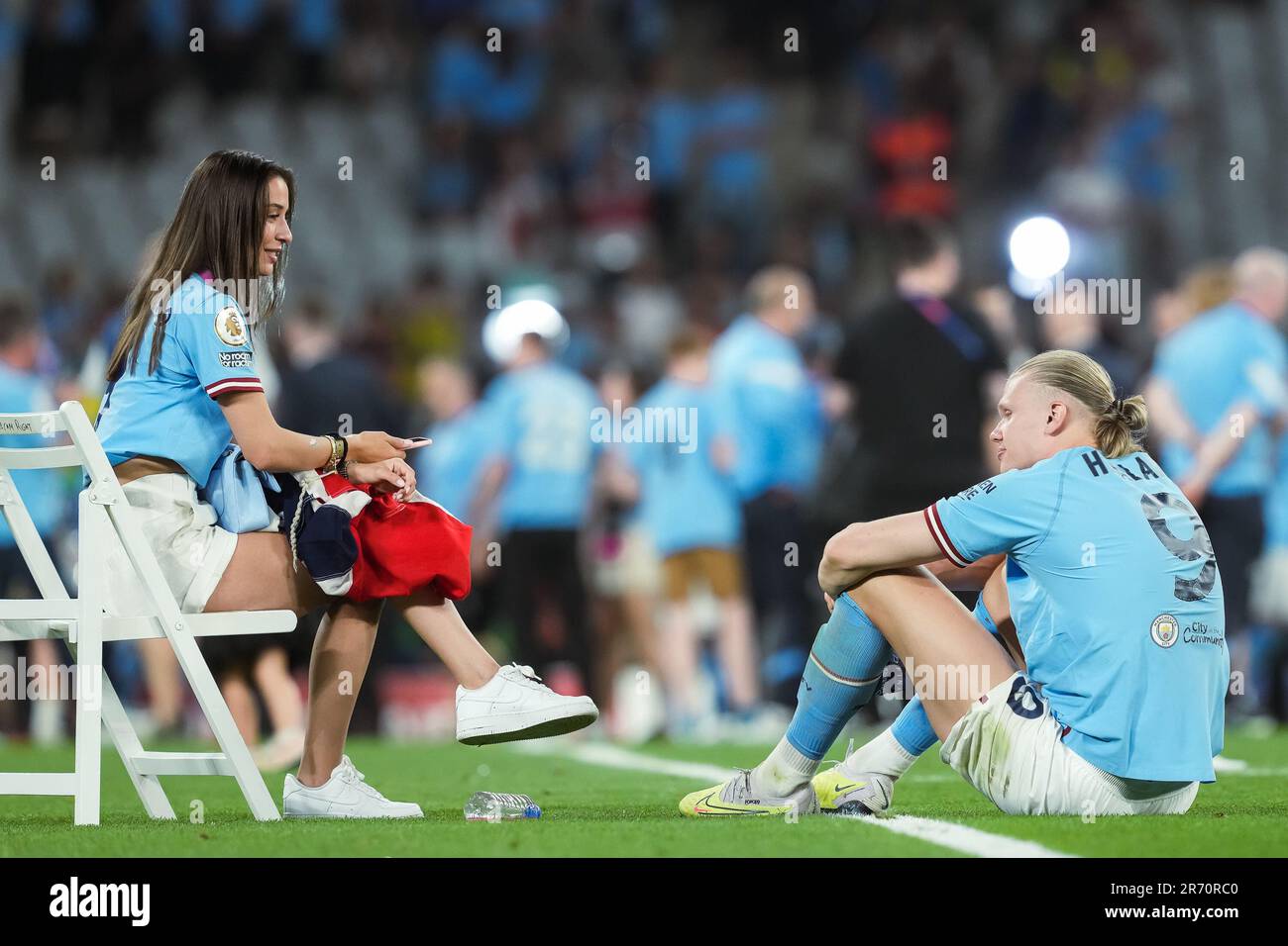 Istanbul, Turkey. 10th June, 2023. Erling Haaland of Manchester City ...