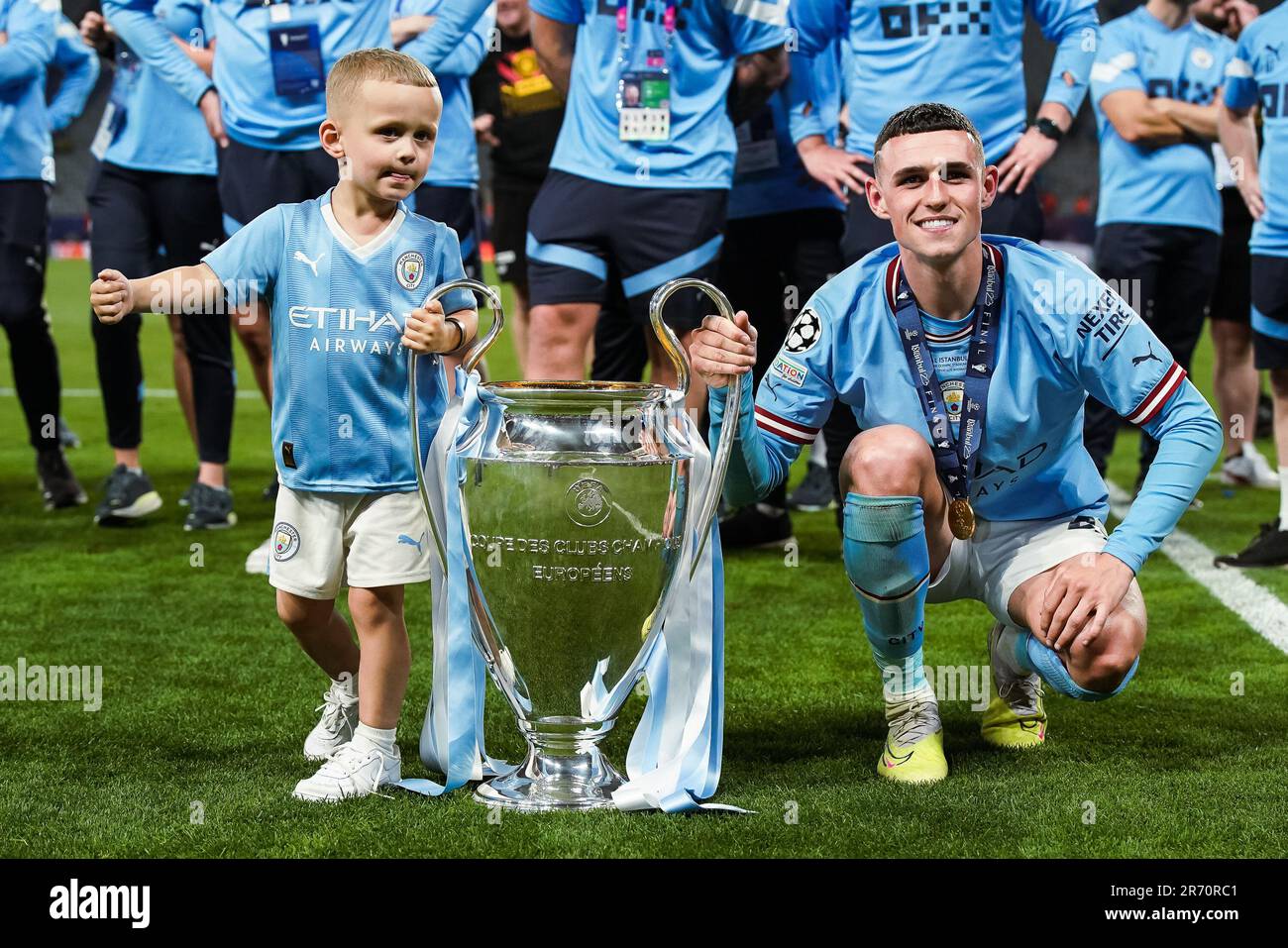 Istanbul, Turkey. 10th June, 2023. Phil Foden of Manchester City poses ...