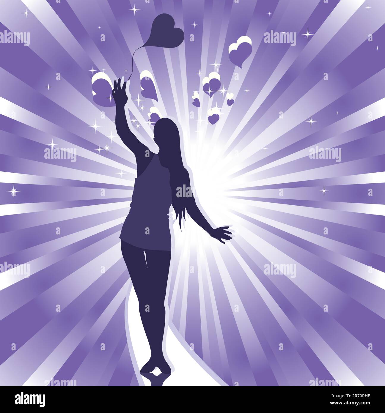 Positive women, concept Stock Vector Images - Alamy