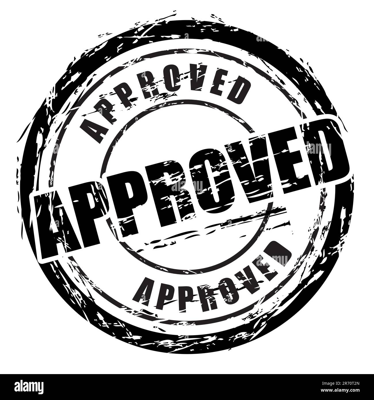 Abstract black grunge stamp named "approved Stock Vector Image & Art ...