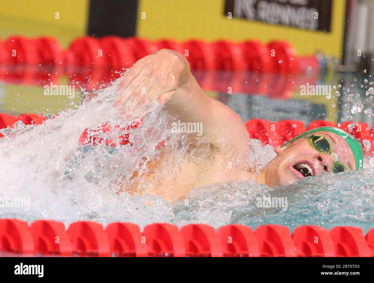 Leon Marchand of Dauphins du TOEC Heat 200 M NL during the French Elite ...