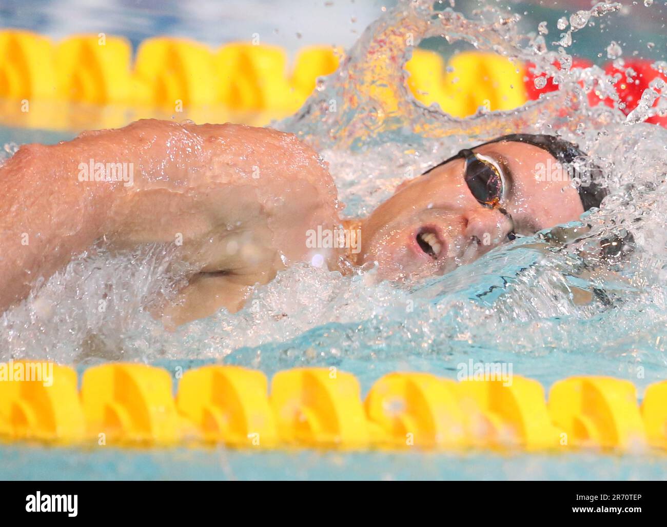 Hadrien Salvan of Stade de Vanves natation Heat 200 M NL during the ...