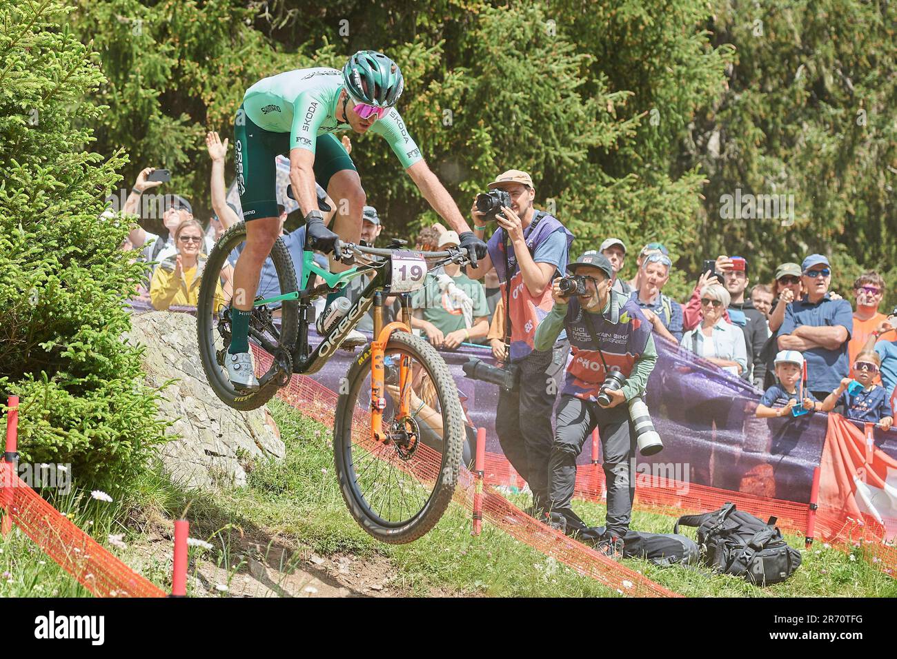 Lenzerheide, Schweiz. 11. Juni 2023. DE FROIDMONT Pierre ORBEA FACTORY ...