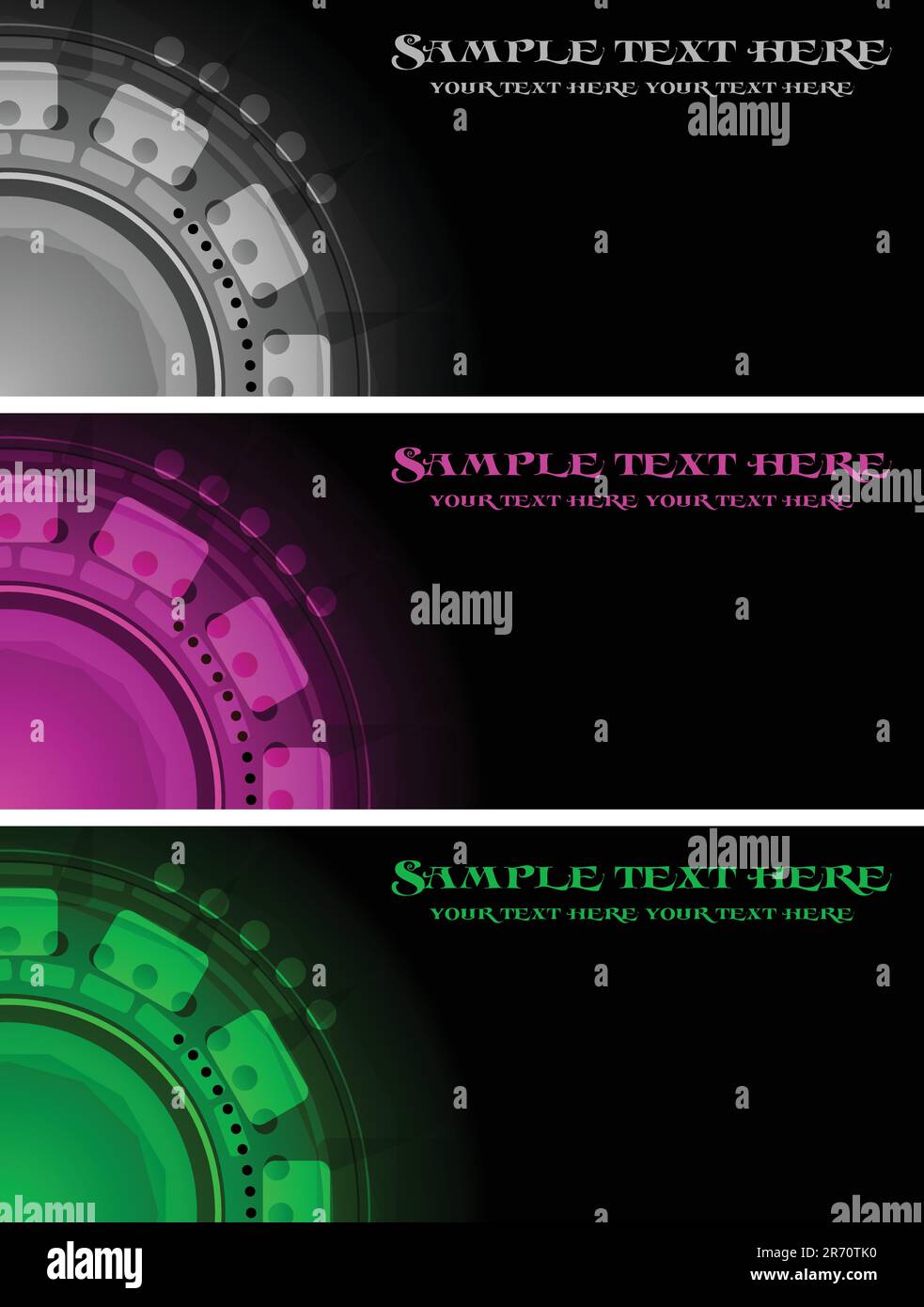 Tech banners Stock Vector Images - Alamy