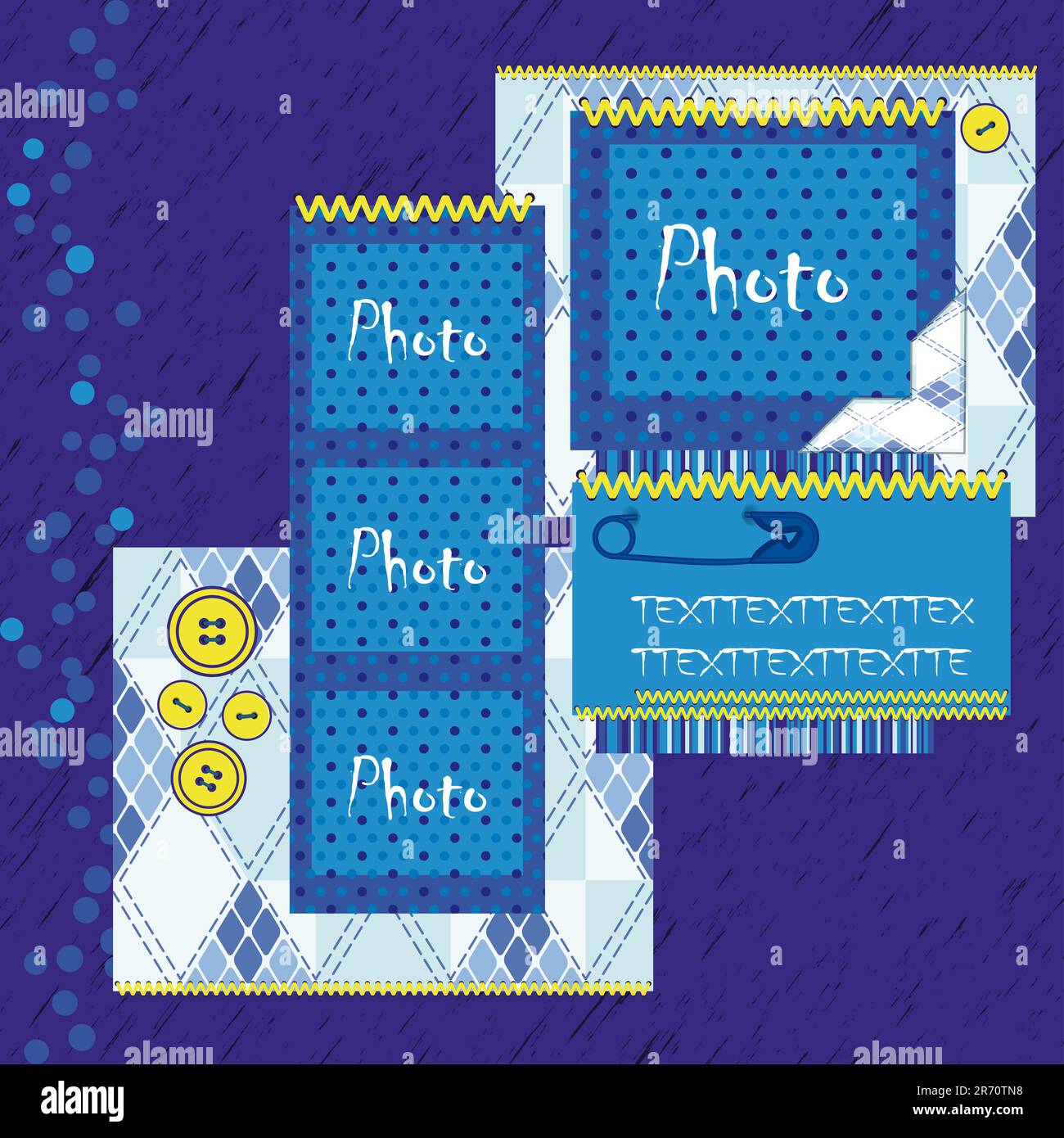 Vector Blue background - Illustration for your design Stock Vector ...