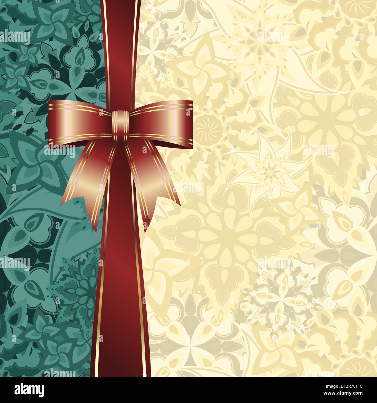 background with bow, this illustration may be useful as designer work ...