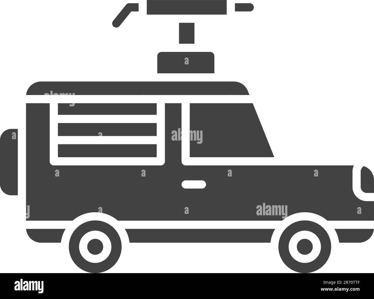 Military Jeep icon vector image. Suitable for mobile application web ...