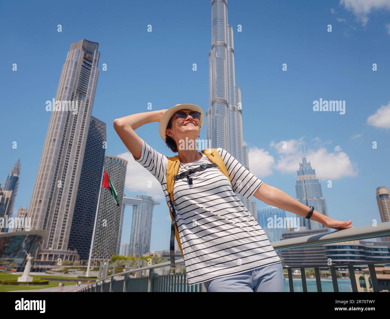 Young middle east woman with hat hi-res stock photography and images ...