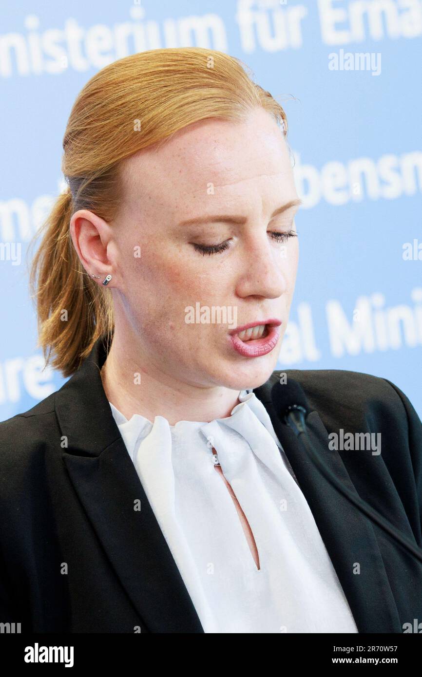 Berlin, Germany. 12th June, 2023. Ariane Kari, the federal government's ...