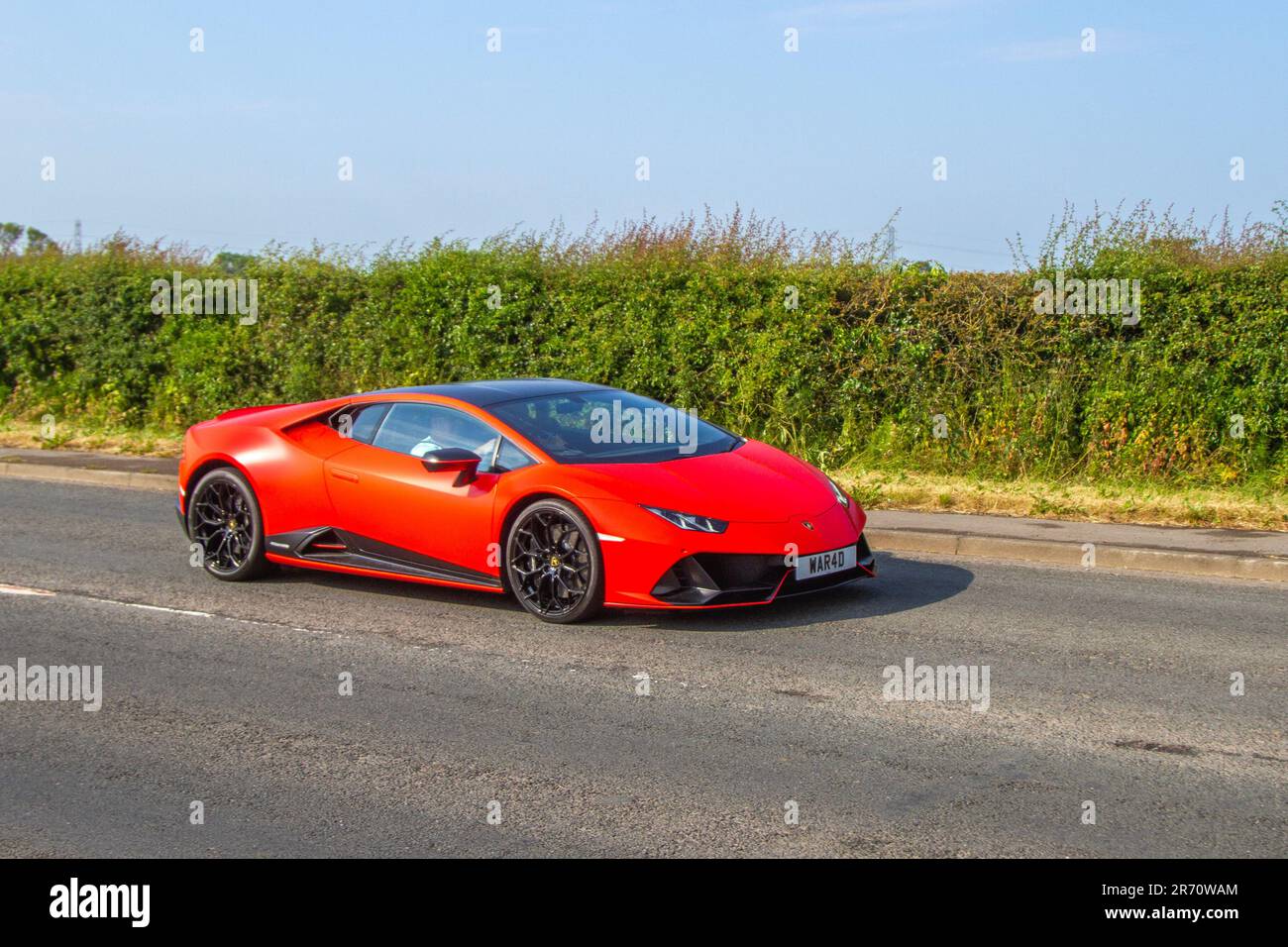 2021 Red Lamborghini Roadster Petrol 5204 cc, Huracán maintains the 5.2 ...