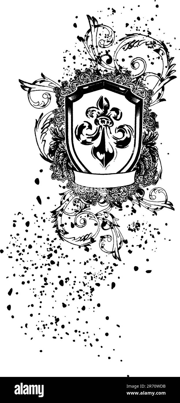 classic scroll emblem Stock Vector Image & Art - Alamy