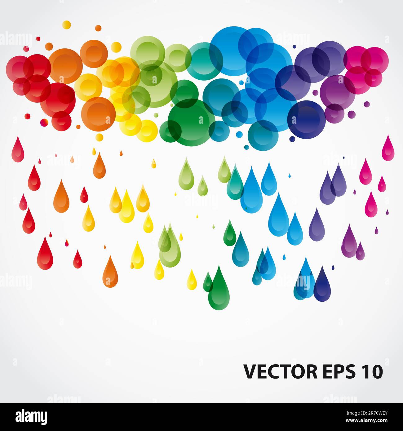 Raindrops - Illustration for your design Stock Vector Image & Art - Alamy